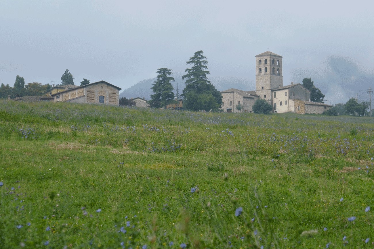 Via Francigena dans les Apennins : montagne, villages et arts