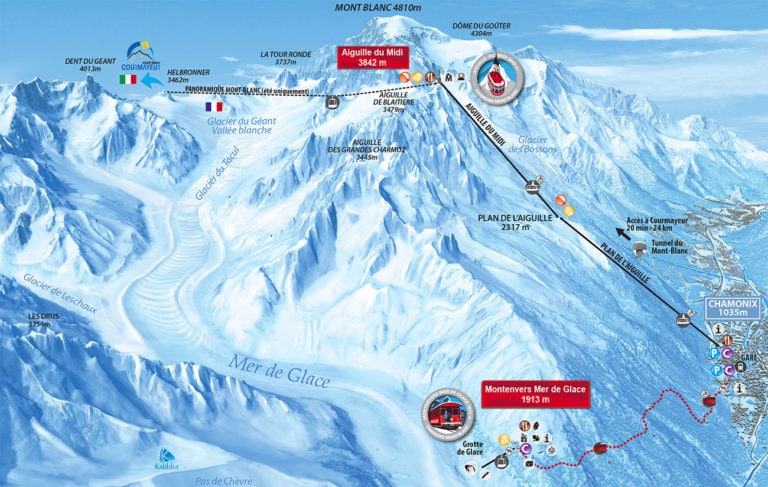 10 conseils pour descendre la Vallée Blanche en ski à Chamonix