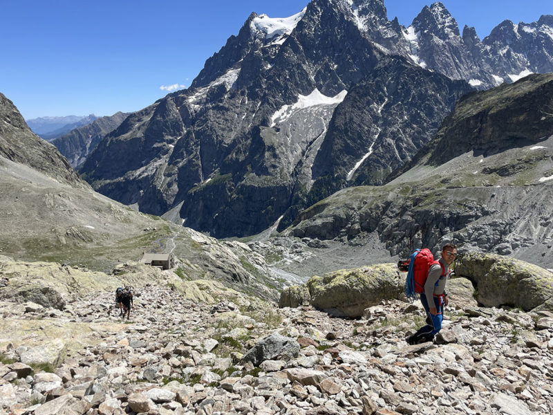 Alpinisme et parapente, Roche Faurio et Pic du Glacier d’Arsine (Ecrins)