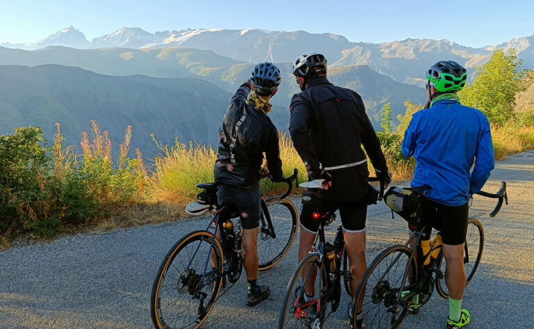 Parcours de la traversée des Alpes à vélo par les cols (cyclisme)